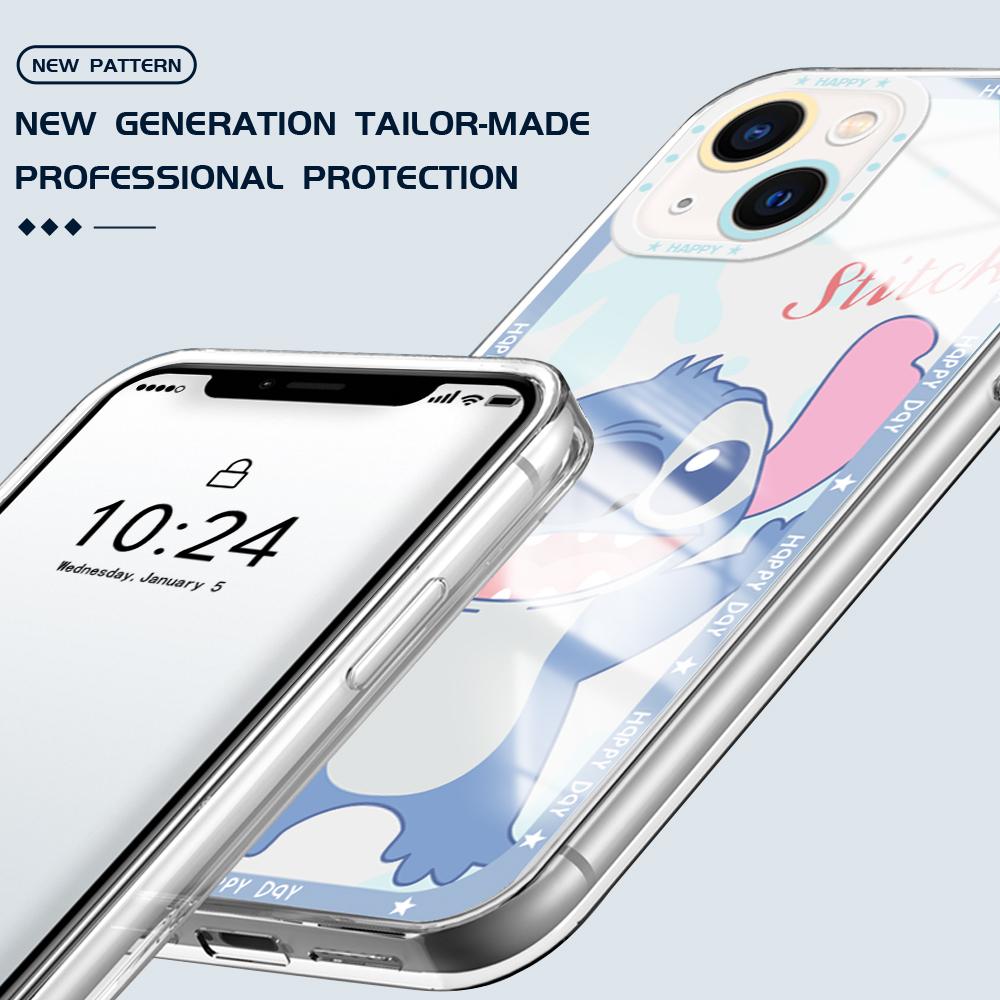 Cheap Original Shockproof Cartoon Stitch Crystal Phone Case Soft Casing ...