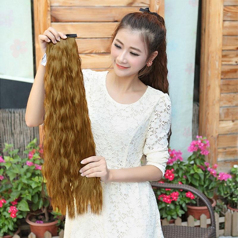 Buy 4 Colors Women Girls Cute Synthetic Long Wavy Ponytail Lovely Hair ...
