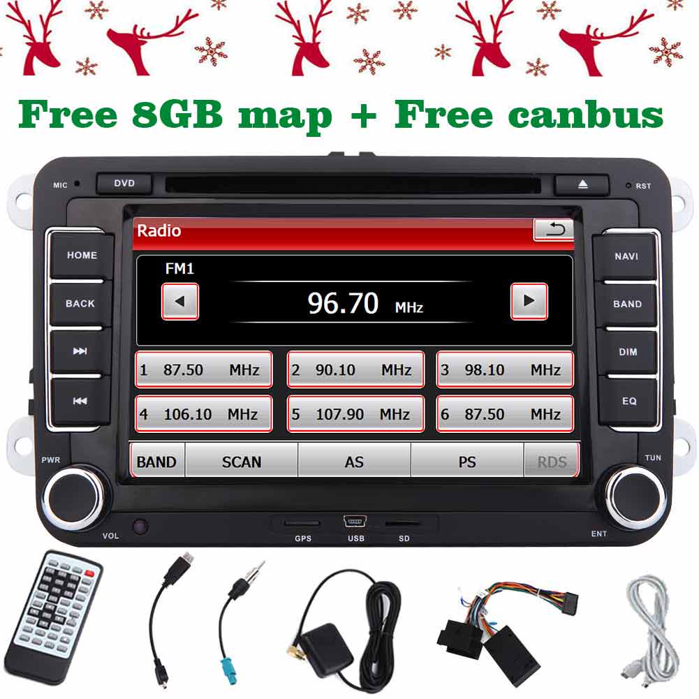 Wince 6.0 Car Radio Dvd Player Double Din Automagnitol In Dash Headunit ...