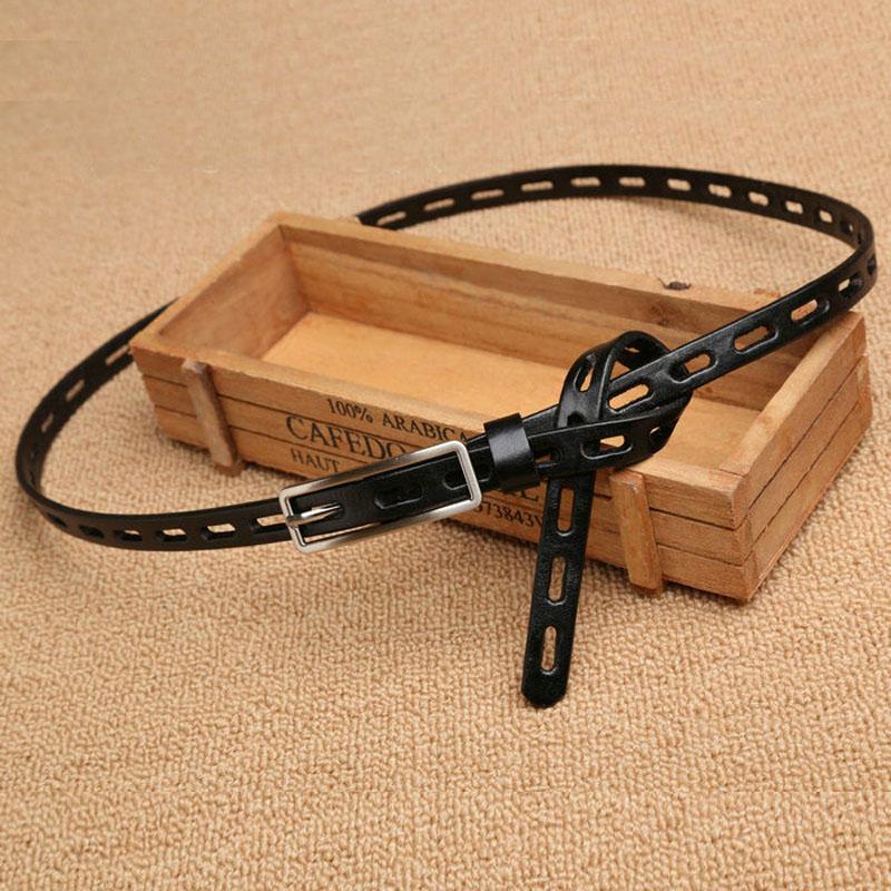 Dress Small Knot Belt Strap Thin Women Belt Pin Buckle Leather Belt For ...