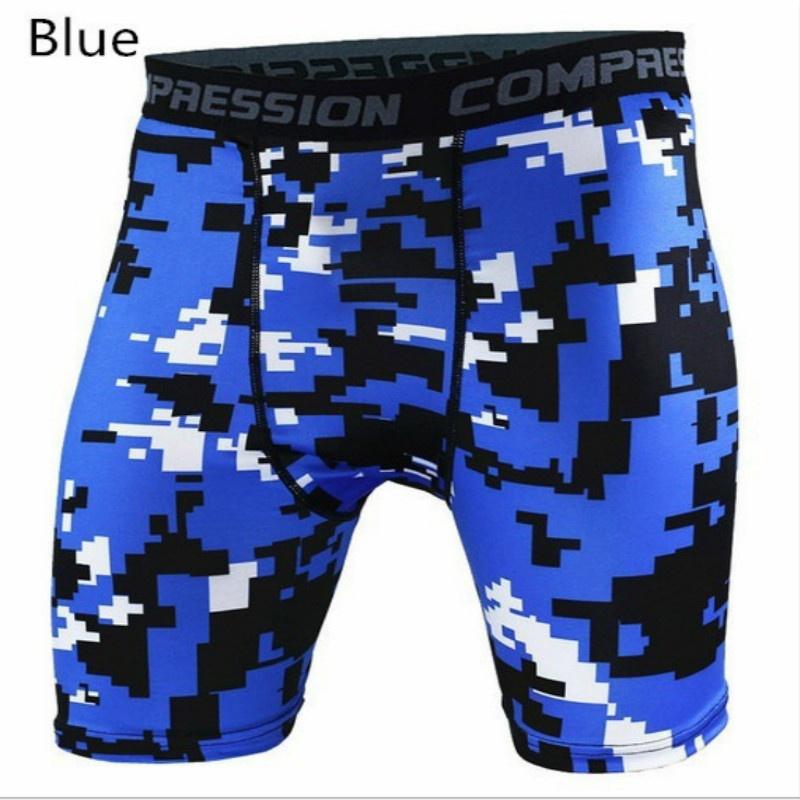 Buy Men Fashion Compression Shorts Spandex Base Layers Skins Tights ...
