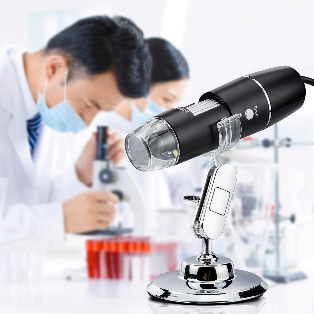 3in1 USB Digital Microscope 1600X 8 LED Magnification Endoscope ...