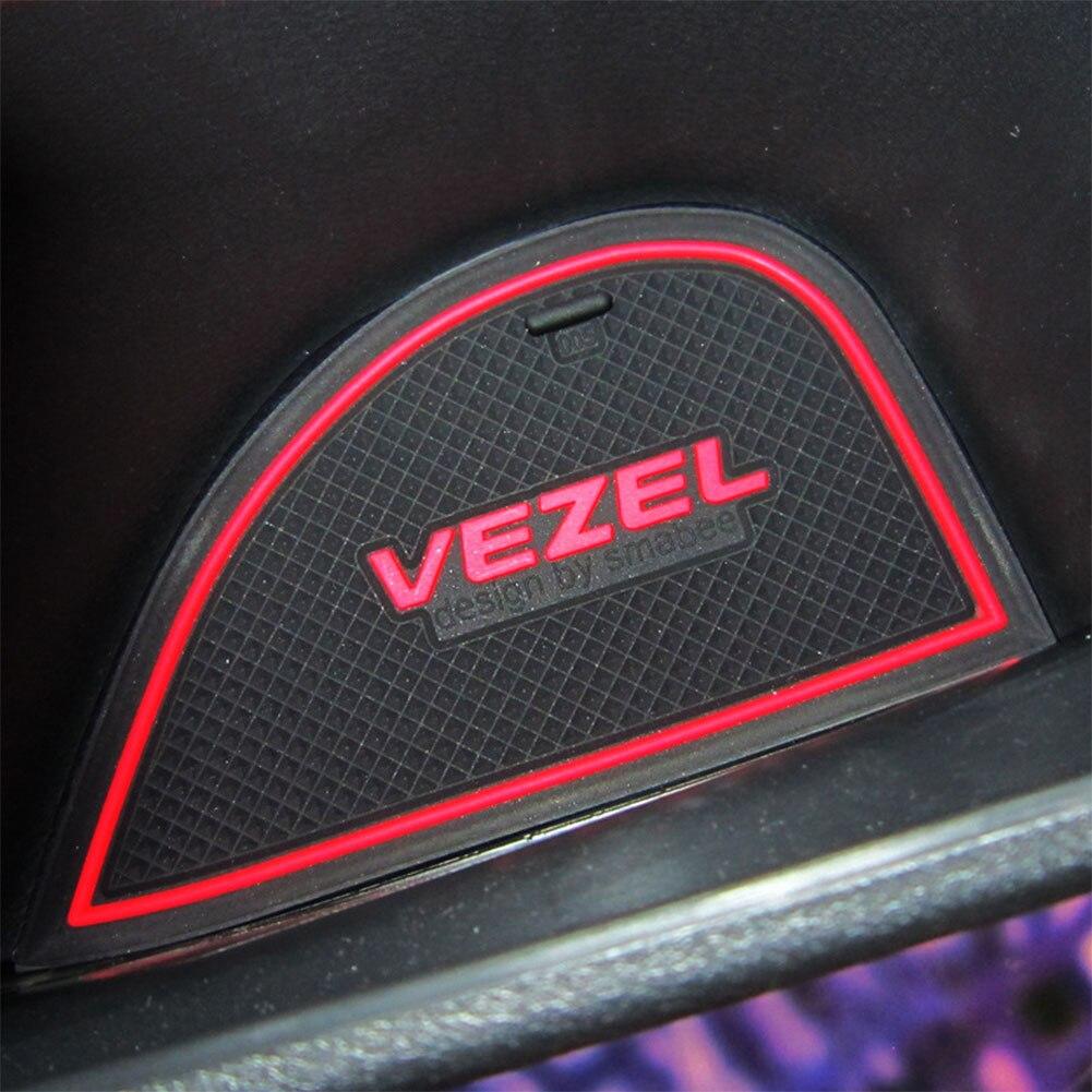 Cheap 19Pcs/Set Car Door Groove Mat For Honda Vezel Auto Anti-Slip Cup ...