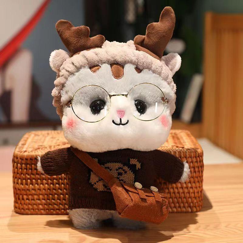 Kaufe 25cm Lalafanfan Cat Plush Cute Cat Doll Lafan Toy Children Doll ...