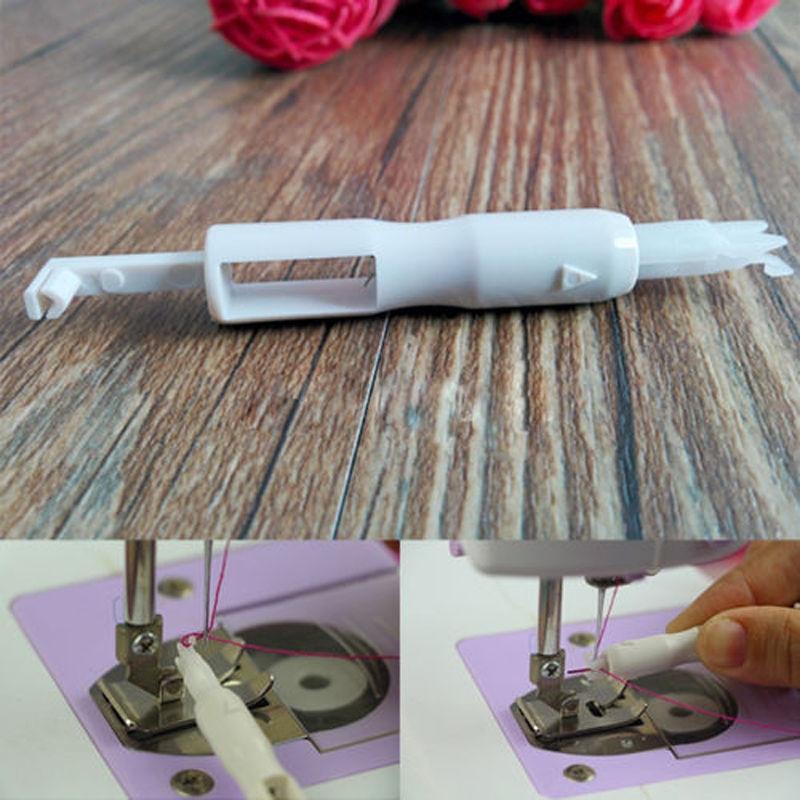 Buy Needle Threader Handle Thread Insertion Applicator For Sewing Tool ...