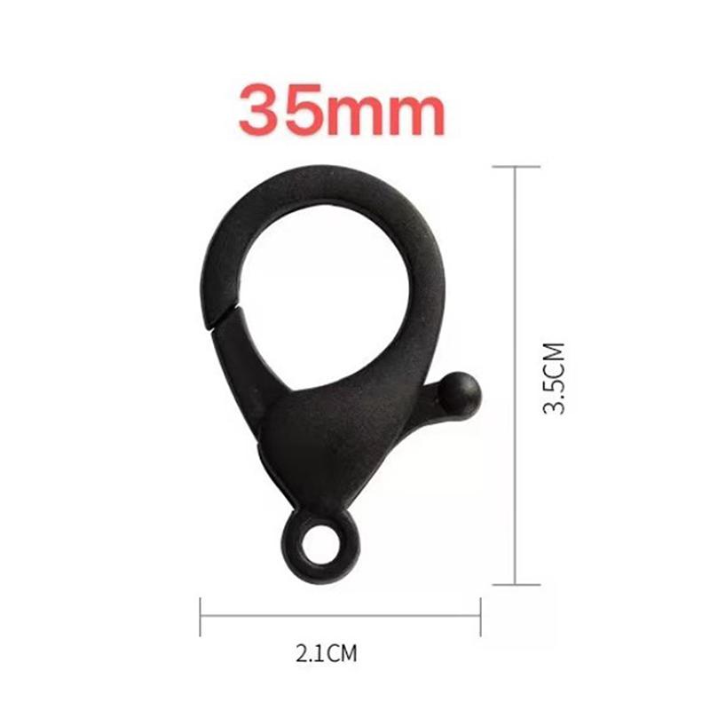 Buy 50Pcs/Lot 35Mm Multicolor Lobster Claw Clasps Hard Plastic Lobster ...