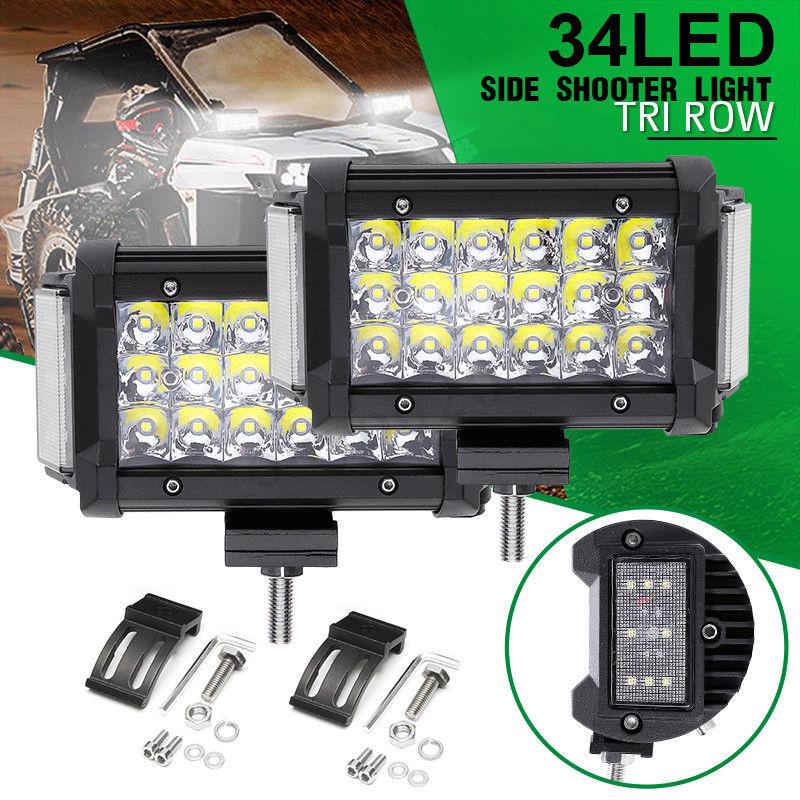 Buy 5Inch 108W Led Work Light Side Luminous Light Bar Car Offroad ...