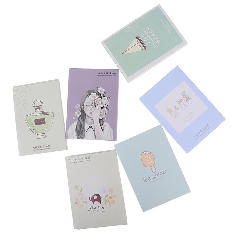 Buy 50Pcs Sheets Make Up Oil Absorbing Blotting Facial Cleaning Paper ...