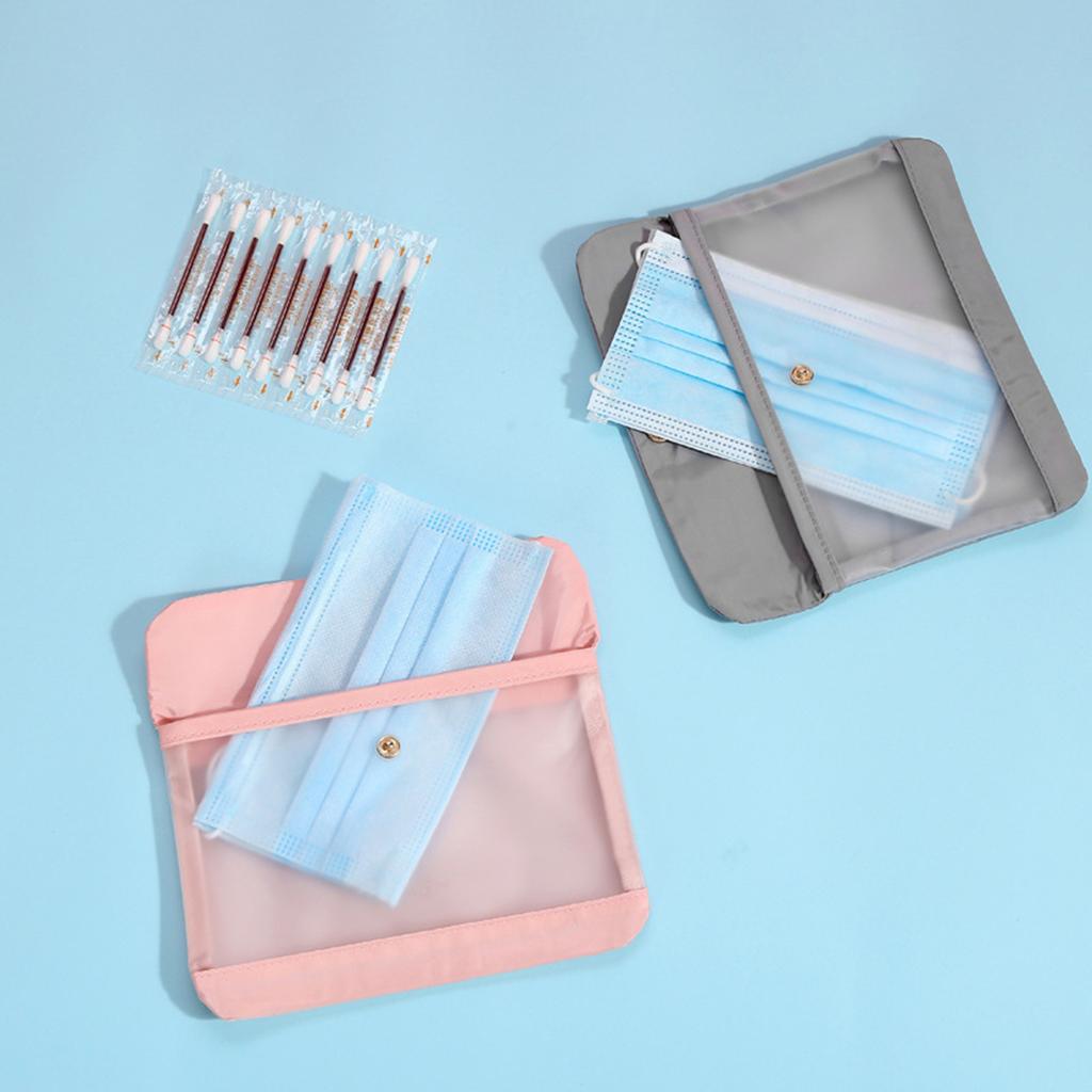 Cover Face Transparent Bag Storage Cosmetics Portable Holder Candy ...
