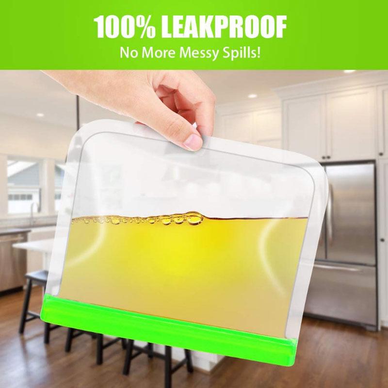 💰Köp billigt online 1Pcs Leakproof Food Storage Bag Zip Shut Bag ...