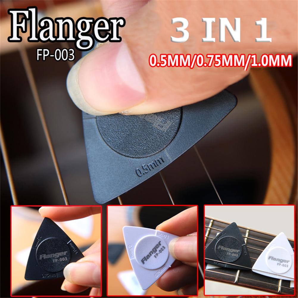 Buy 3pcs 3 In 1 Acoustic Electric Guitar ABS Pick 0.5mm/0.75mm/1mm at ...