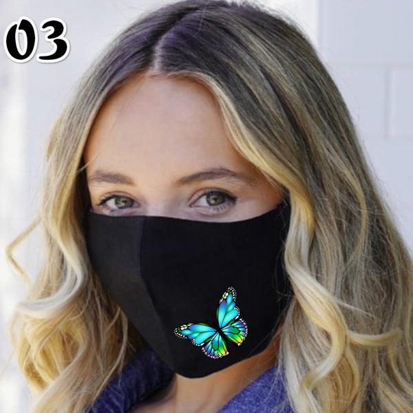 Buy Girl Cute Butterfly Pattern Cotton Soft Mask at affordable prices ...