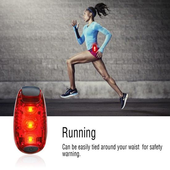 Kjøp 3 LED Outdoor Safety Night Running Cycling Flashing Light Clip ...