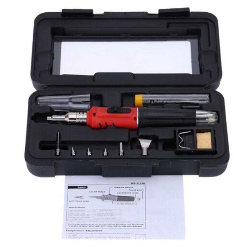 Buy Professional 10 In 1 Soldering Iron Set Butane Gas Soldering Iron ...