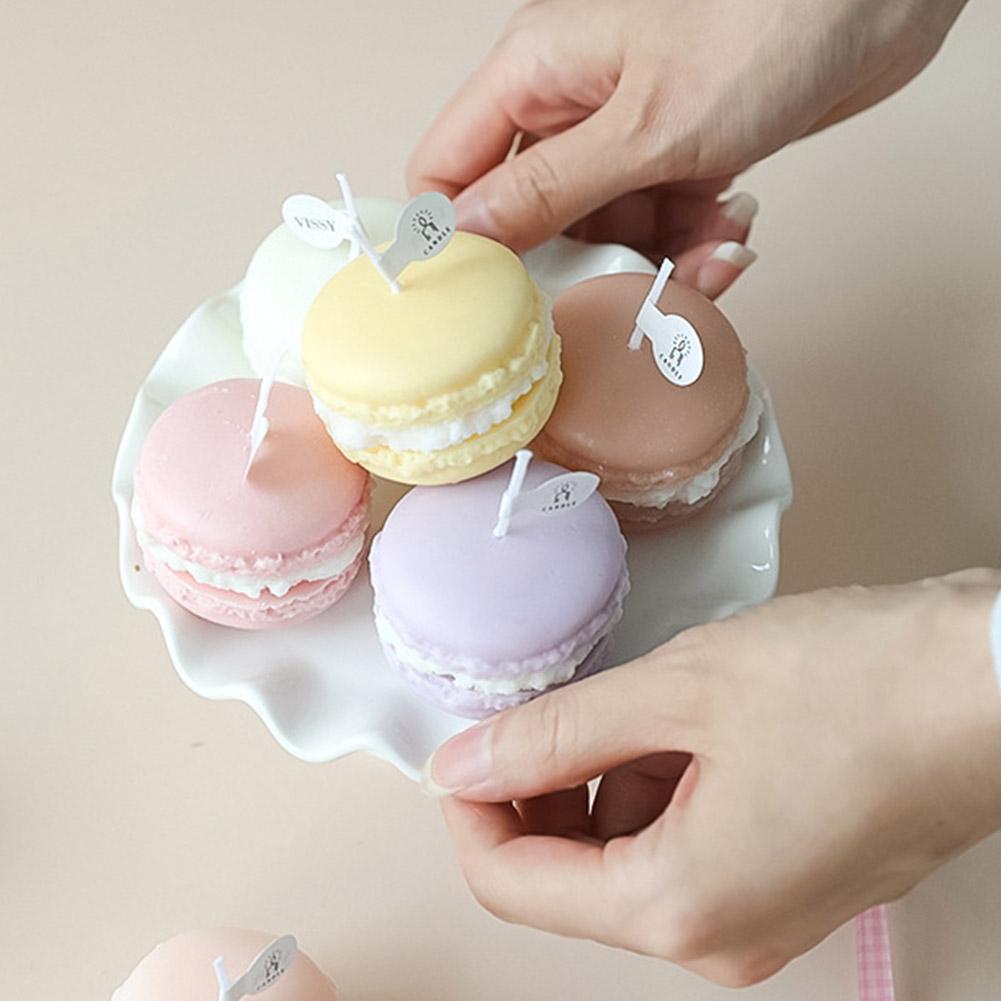 💰Kaufe Creative Macaron Candle Scented Wax Wedding Home Decoration ...