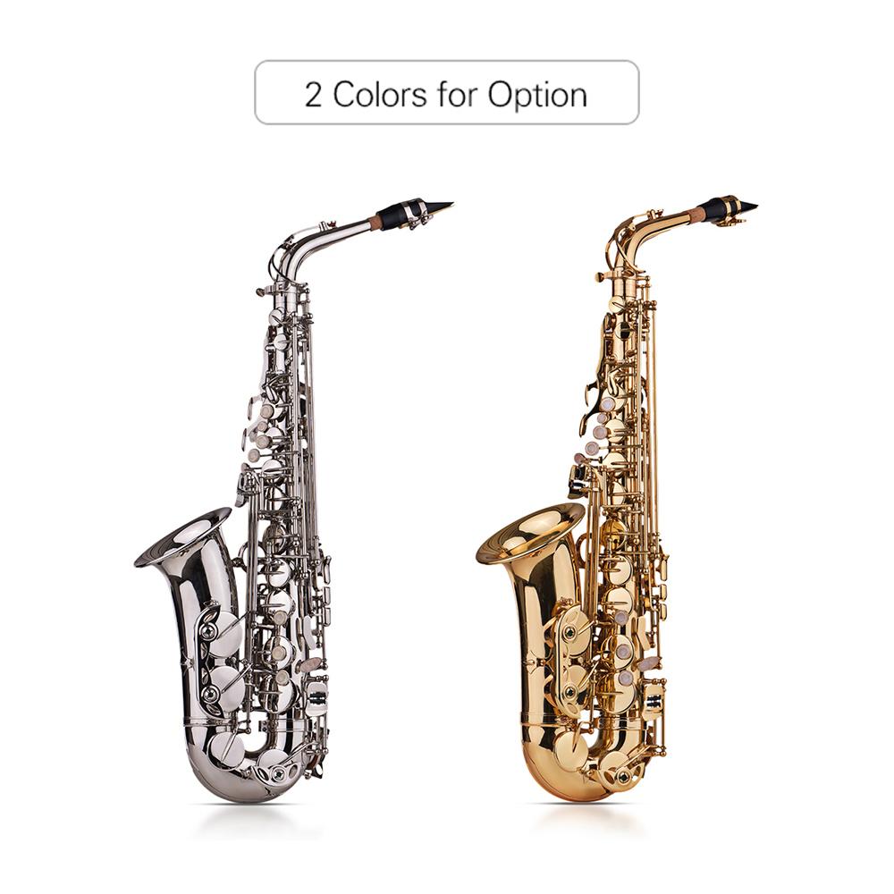 Buy Eb Alto Saxophone Sax Brass Lacquered Gold 802 Key Type Woodwind ...