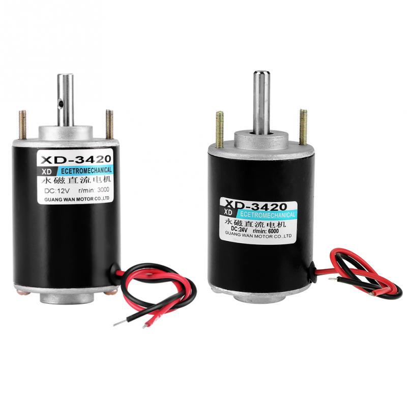 Buy XD-3420 12/24V 30W Permanent Magnet DC Motor High Speed CW/CCW at ...