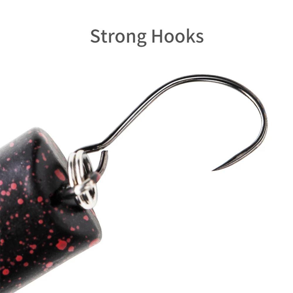 Buy Hooks Fish Popper Wobblers Hard Plastic Bait Fishing Lures Bass ...