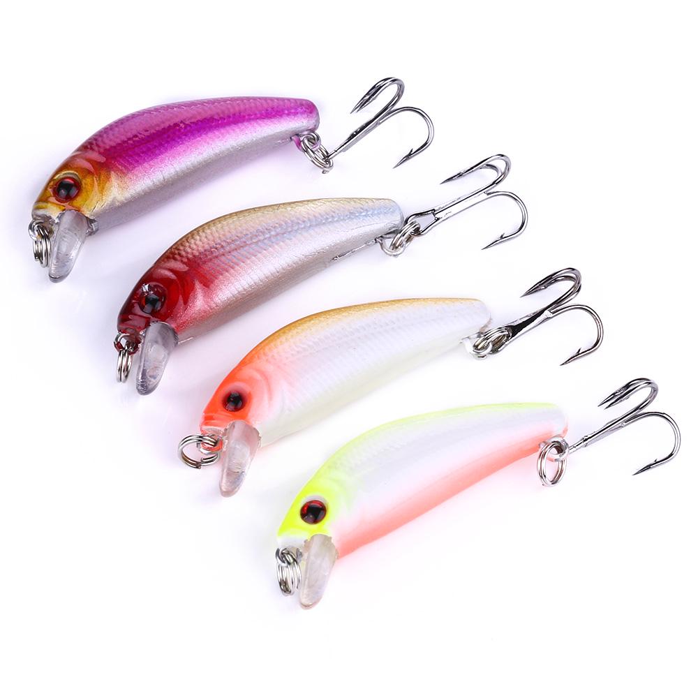 Buy 3.8cm Artificial Small Fishing Baits Own Fishing Lures Baits 8pcs ...