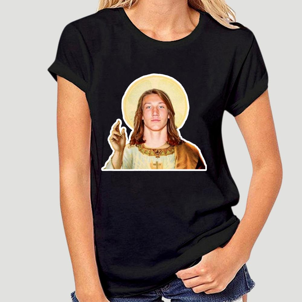 Buy Trevor Lawrence Clemson Football Touchdown Jesus T Shirt-1215D at ...