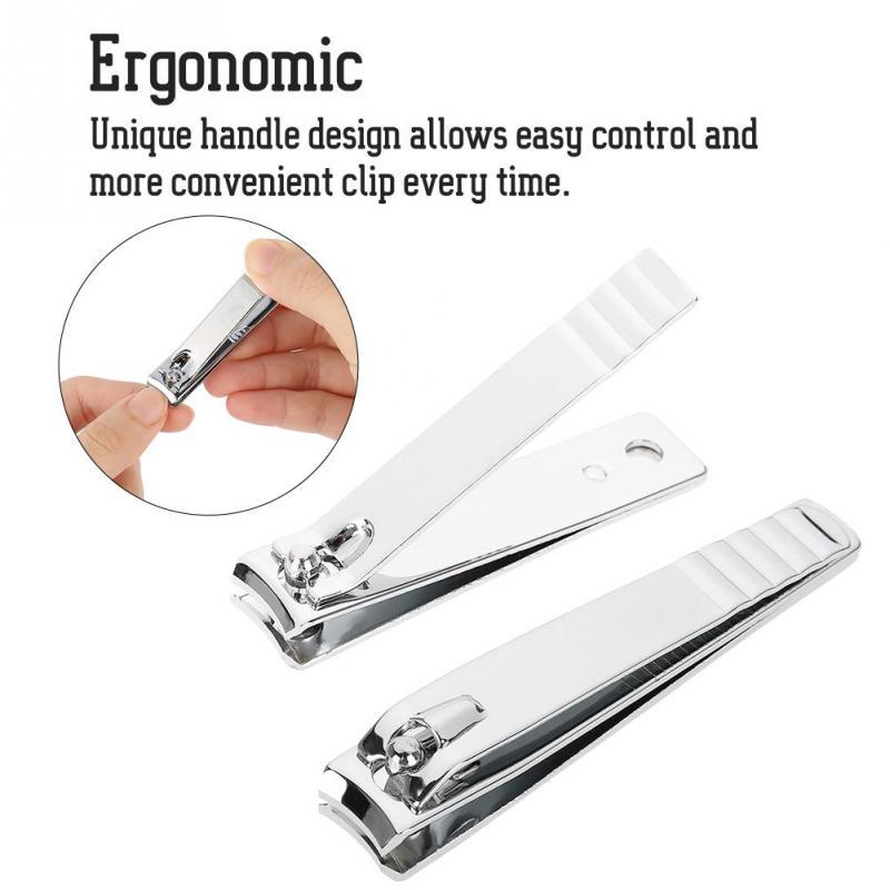 Buy Silicone Stainless Steel Nail Clipper Cutter Fingernail and Toenail ...