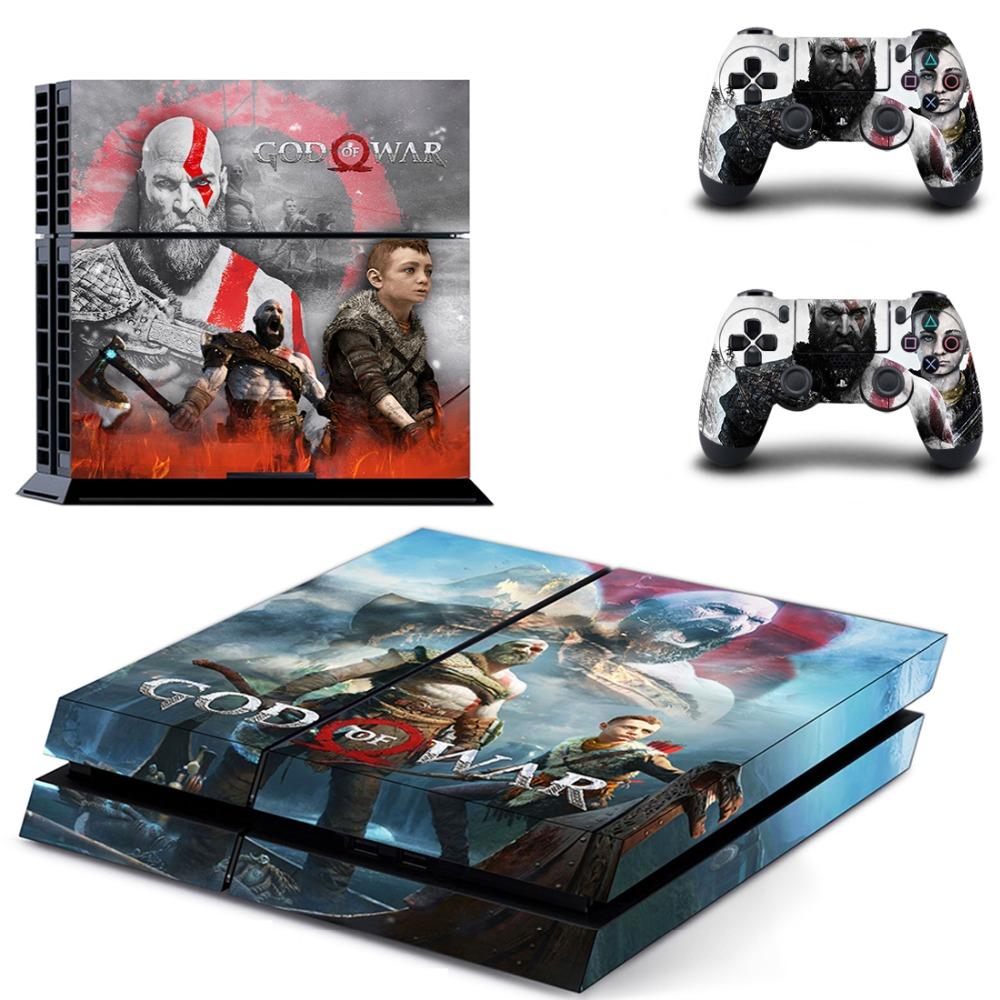 Game God of War Full Cover Faceplates PS4 Skin Sticker Decal For ...