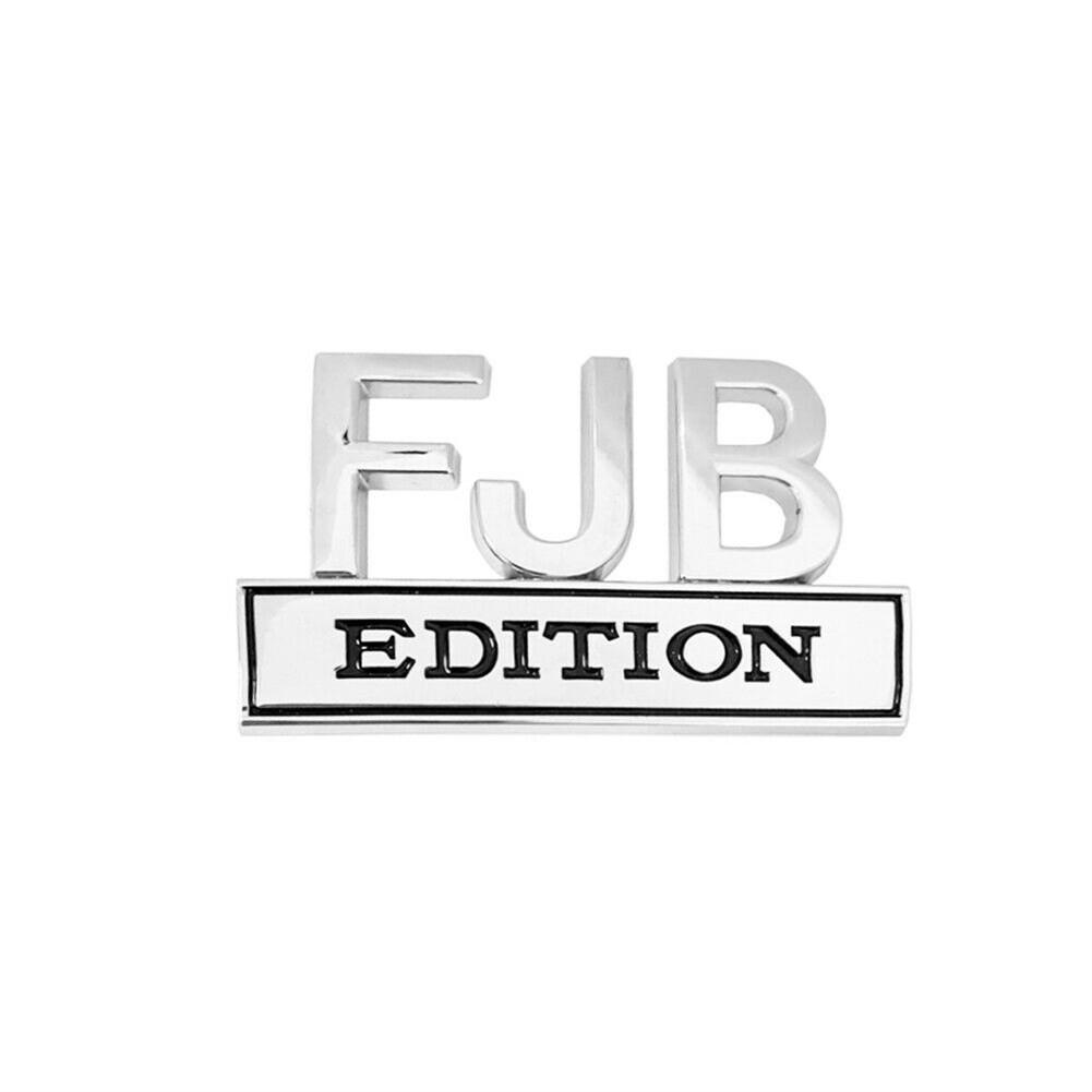 Car Emblem FJB Edition Sticker 3D Raised Letters Fender uygun fiyatlı ...