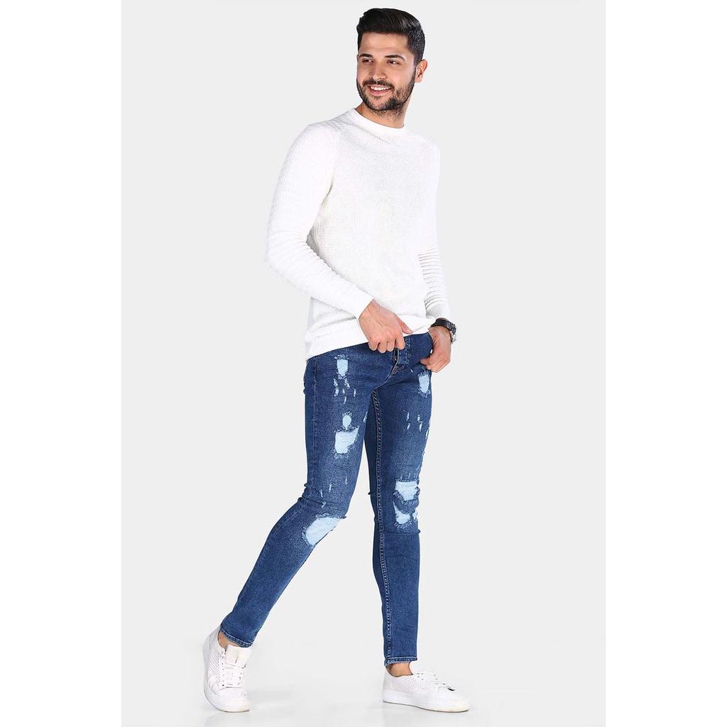 Buy Ripped Patterned Men's Jeans at affordable prices — free shipping ...
