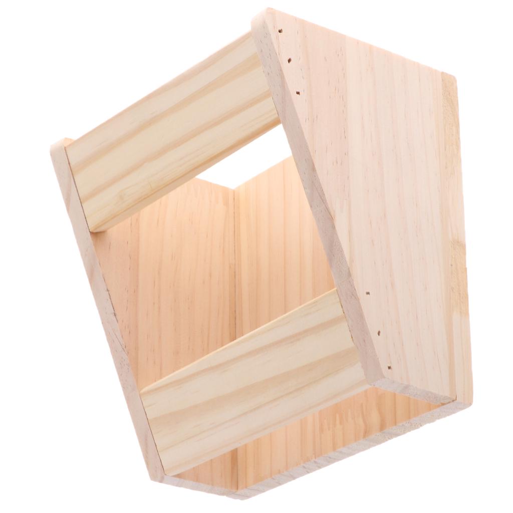 Buy Natural Wooden Hay Feeder Rabbit Pet Cage Fixed Rack Manger at ...