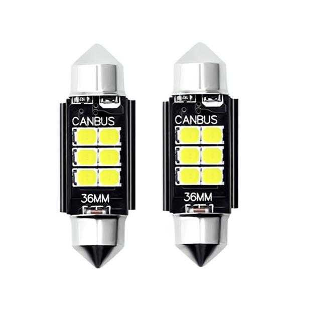 Buy 2pcs 12V C5W 31mm 36mm 39mm 41mm 3030 6 SMD Car Festoon Lights Auto Interior Dome Lamp ...