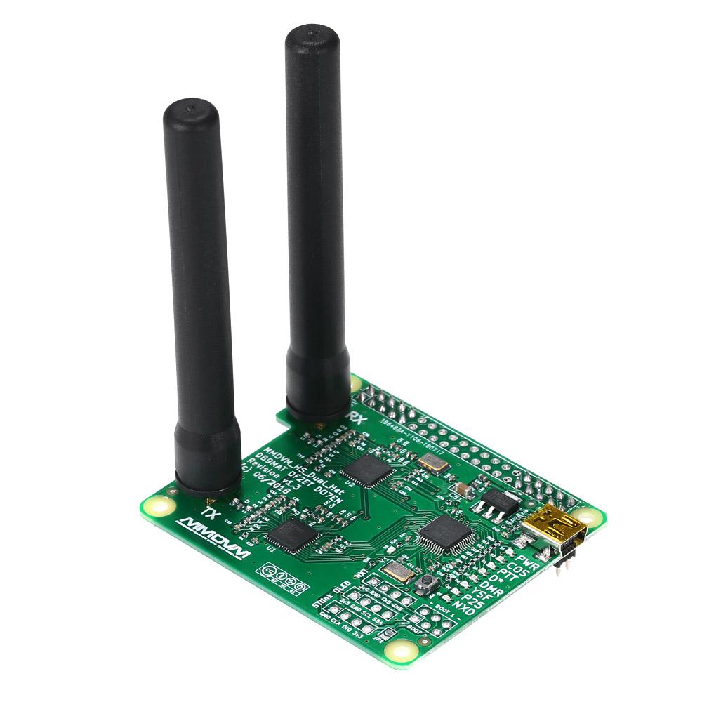 Buy 2018 Duplex MMDVM Hotspot Module Support P25 DMR YSF OLED for Raspberry Pi + 2pcs Antenna ...