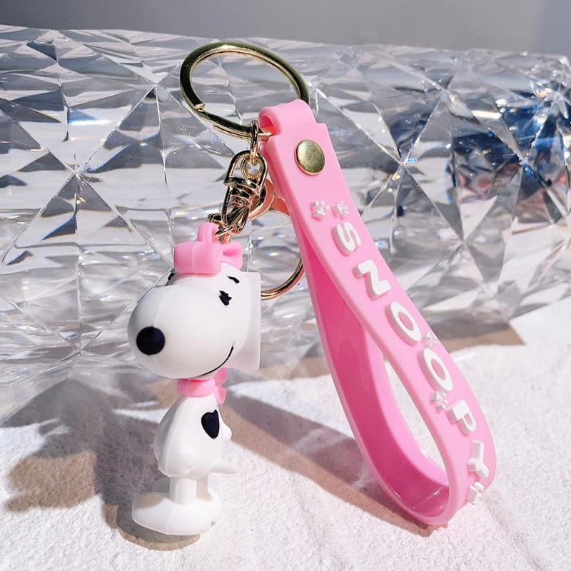 Cheap Snoopy Cute Charlie Keychain Doll Couple Key Pendant Backpack ...