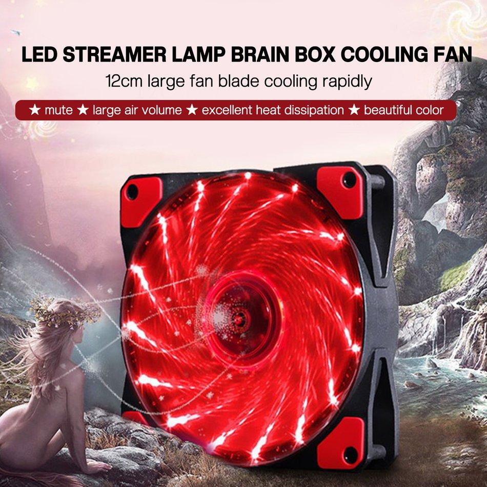 Buy 12cm CPU Cooling Fan PC Sturdy Ultra Silent Radiator Cooler ...