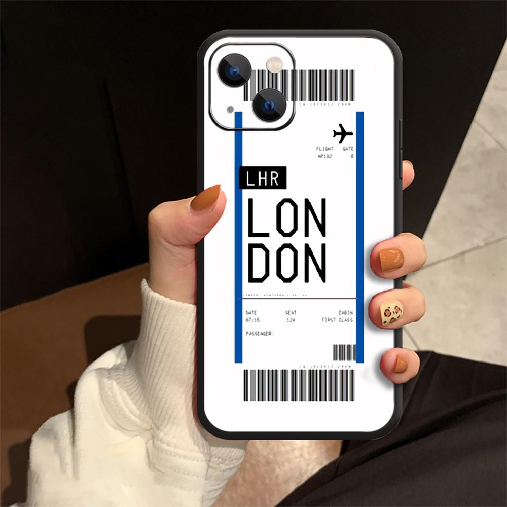 💰Köp billigt online Travel Art Air Ticket Phone Case Cover Cell For ...