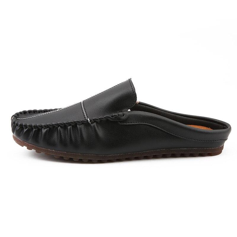 Designer Half Shoes For Men Leather Casual Shoes Summer Soft Mens ...
