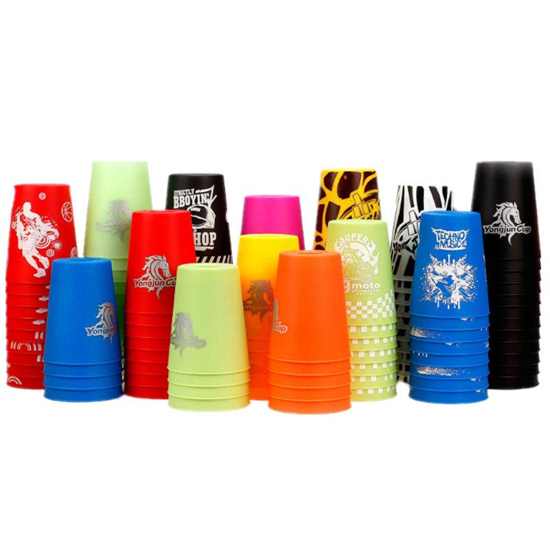 12 Pieces Quick Stacks Cups Fast Reaction Stacking Game Sports Stacking ...