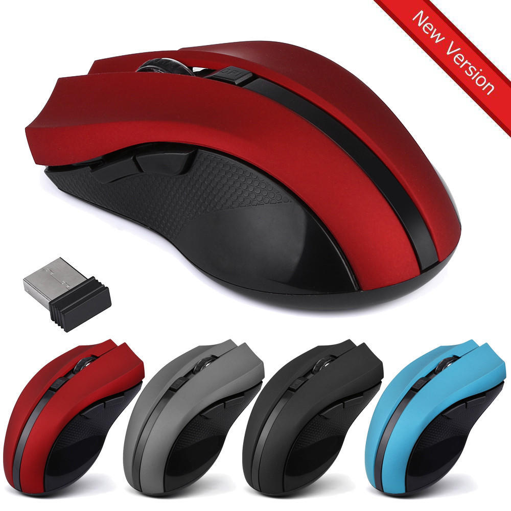 QI 2.4GHz Wireless Optical Mouse Cordless Mice for Laptop PC Computer ...
