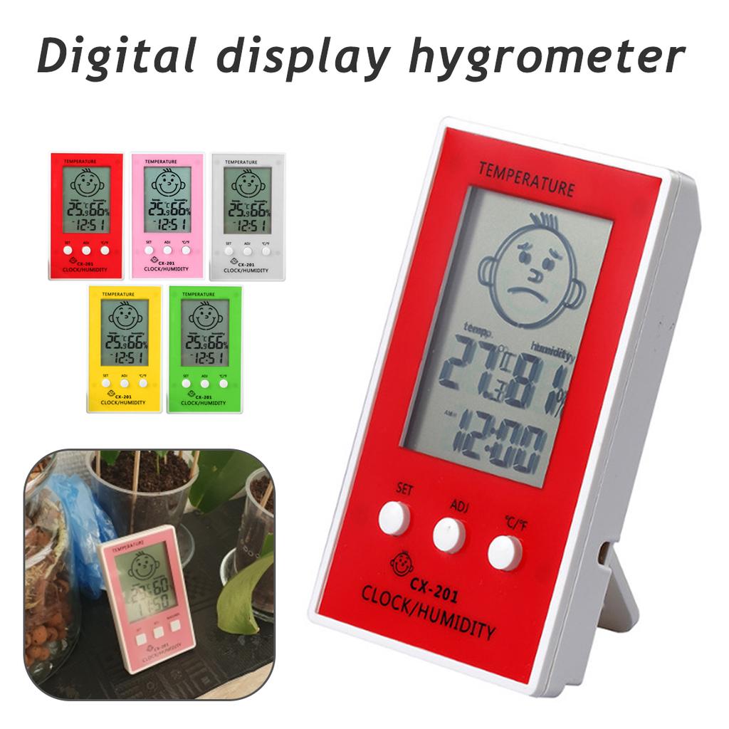 Buy Digital Thermometer Hygrometer LCD Clock Weather Station ...