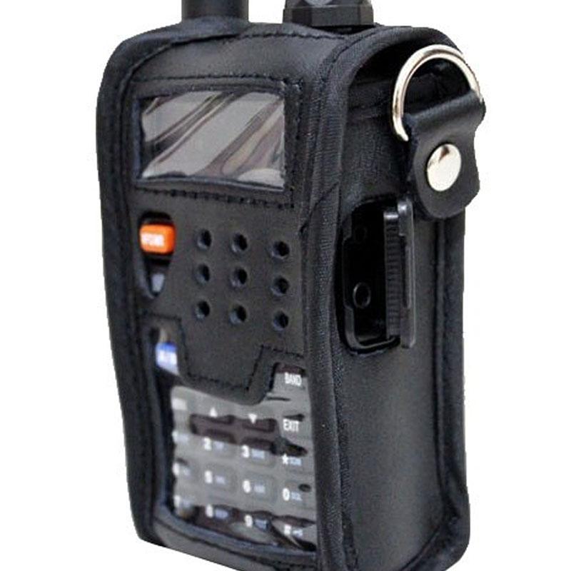 Buy For Baofeng Walkie Talkie Accessories Leather Soft Case Cover Two ...