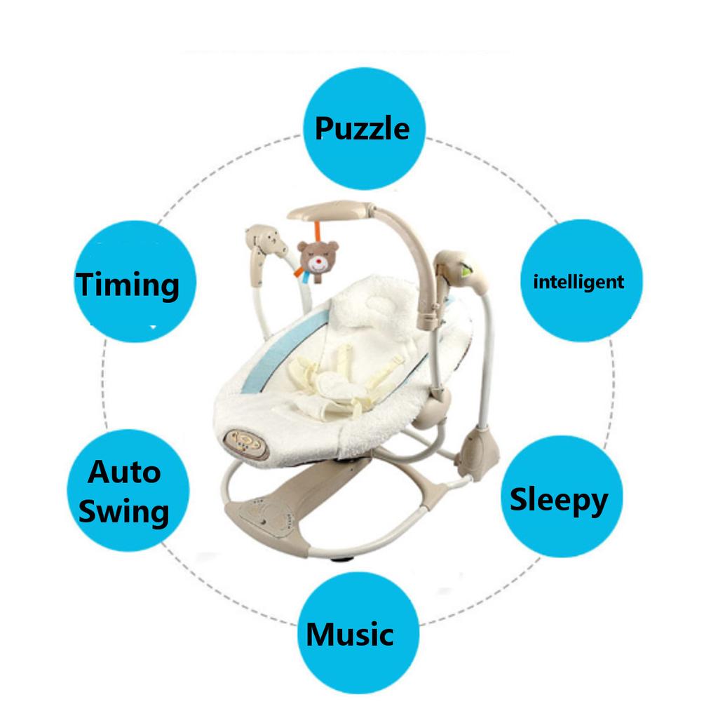 Buy Baby Soothing Sleep Electric Auto Swing Magnetic Vibration Shaker ...