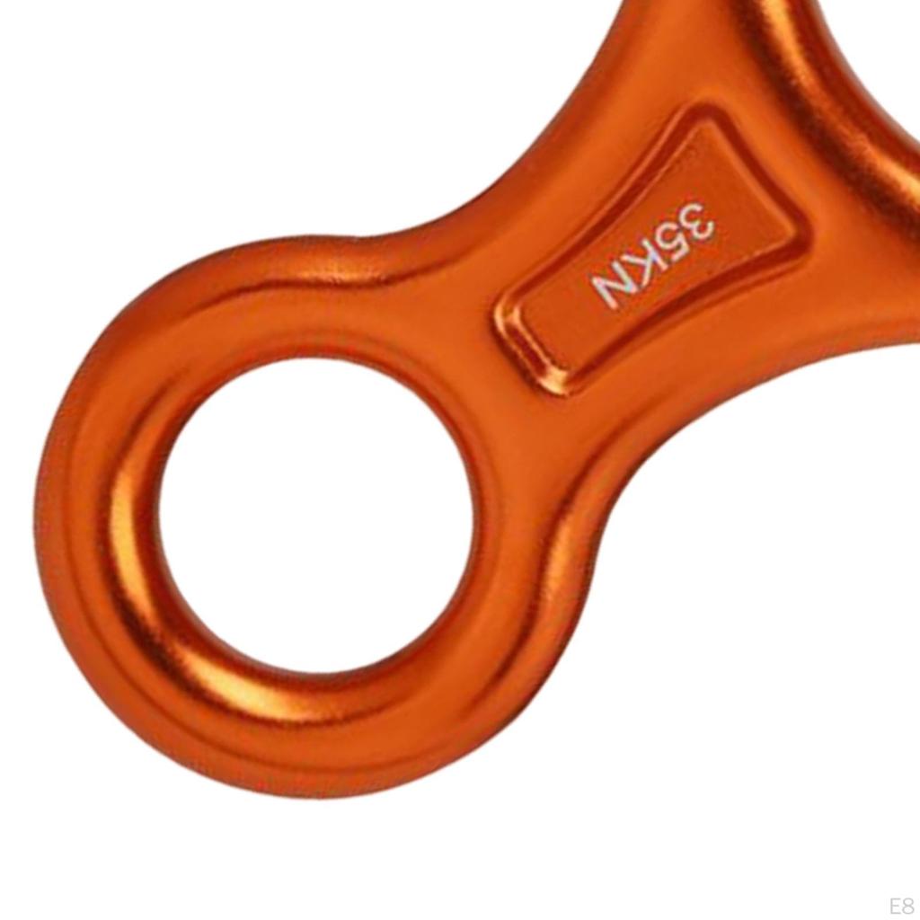 Satın alın 35KN Climb Figure 8 Descender Rigging Plate Rappel Gear Rock ...