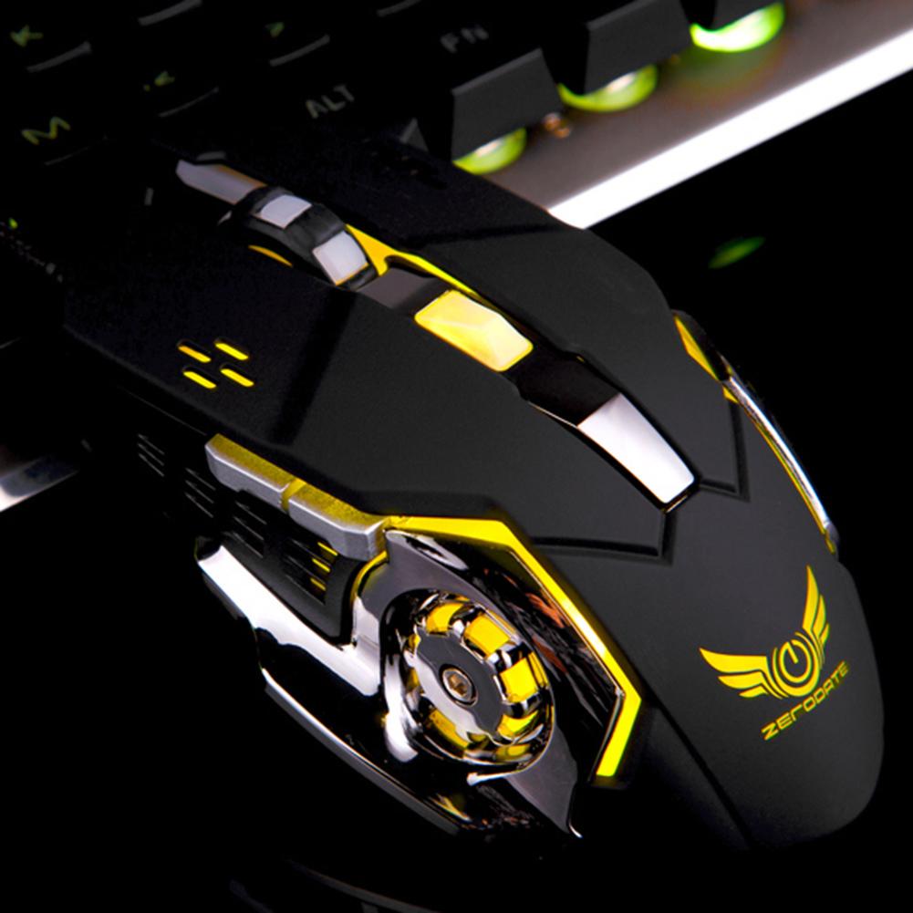 Buy ZERODATE G11 Wired 6 Buttons 3200DPI RGB Backlight Gaming Optical ...