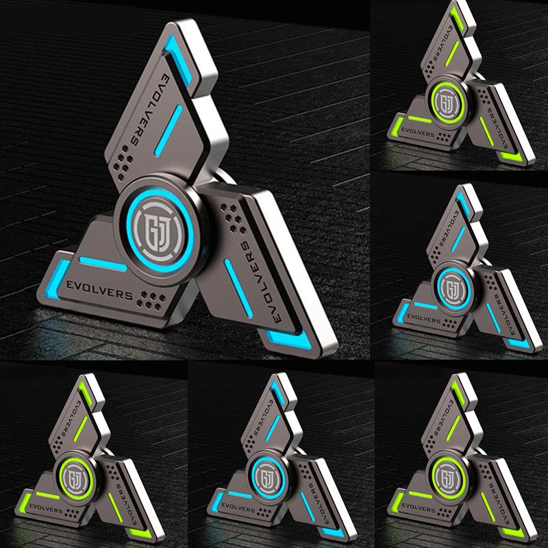 Buy Luminous Fingertip Gyro Metal Alloy Silent Bearing Luminous ...