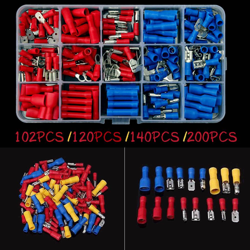 Buy Electrical Assorted Insulated Wire Cable Terminal Crimp Connector ...