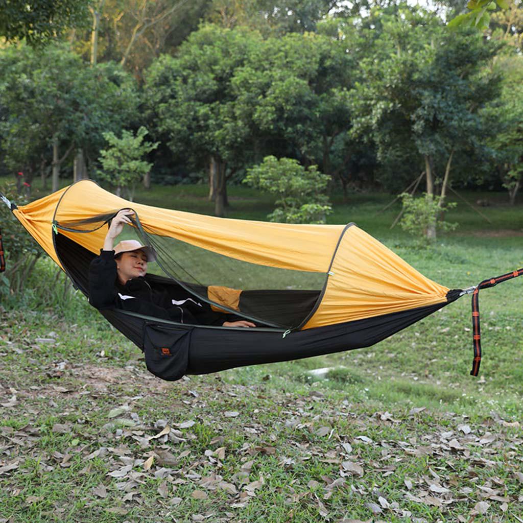 Buy Portable Hammock with Mosquito Net Netting Hanging Bed Outdoor ...