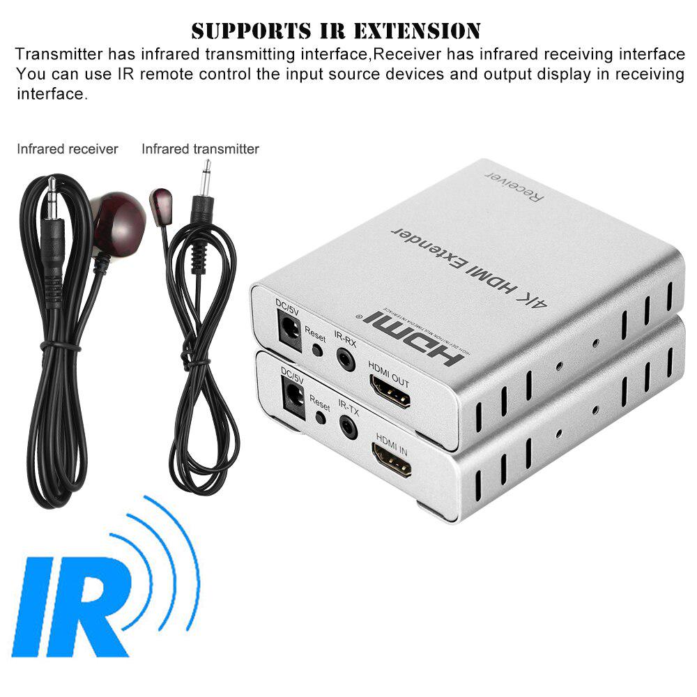 Buy HDMI Extender TX/RX HDMI 1.4 Launcher+Receiver 4Kx2K 1080P Support ...