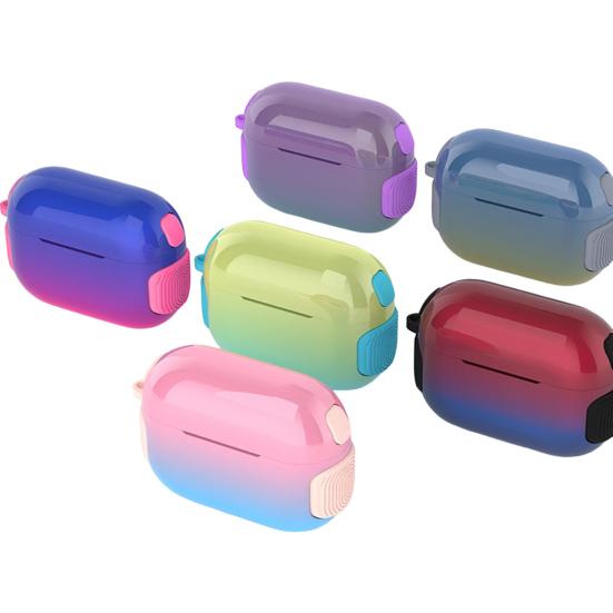 Cheap Earbud Protective Sleeve Shock-proof Waterproof Silicone Gradient ...