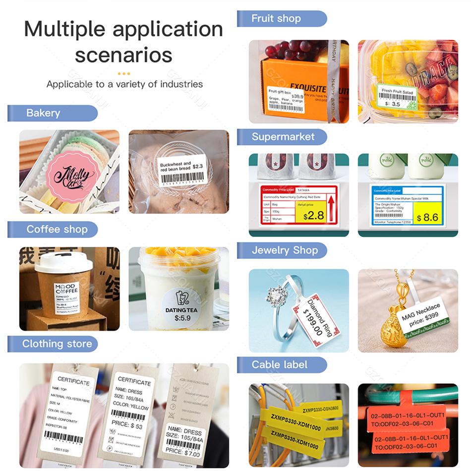 Cheap Niimbot Cable Label Stickers Compatible With B21/ B3S/ B1/ B203 ...