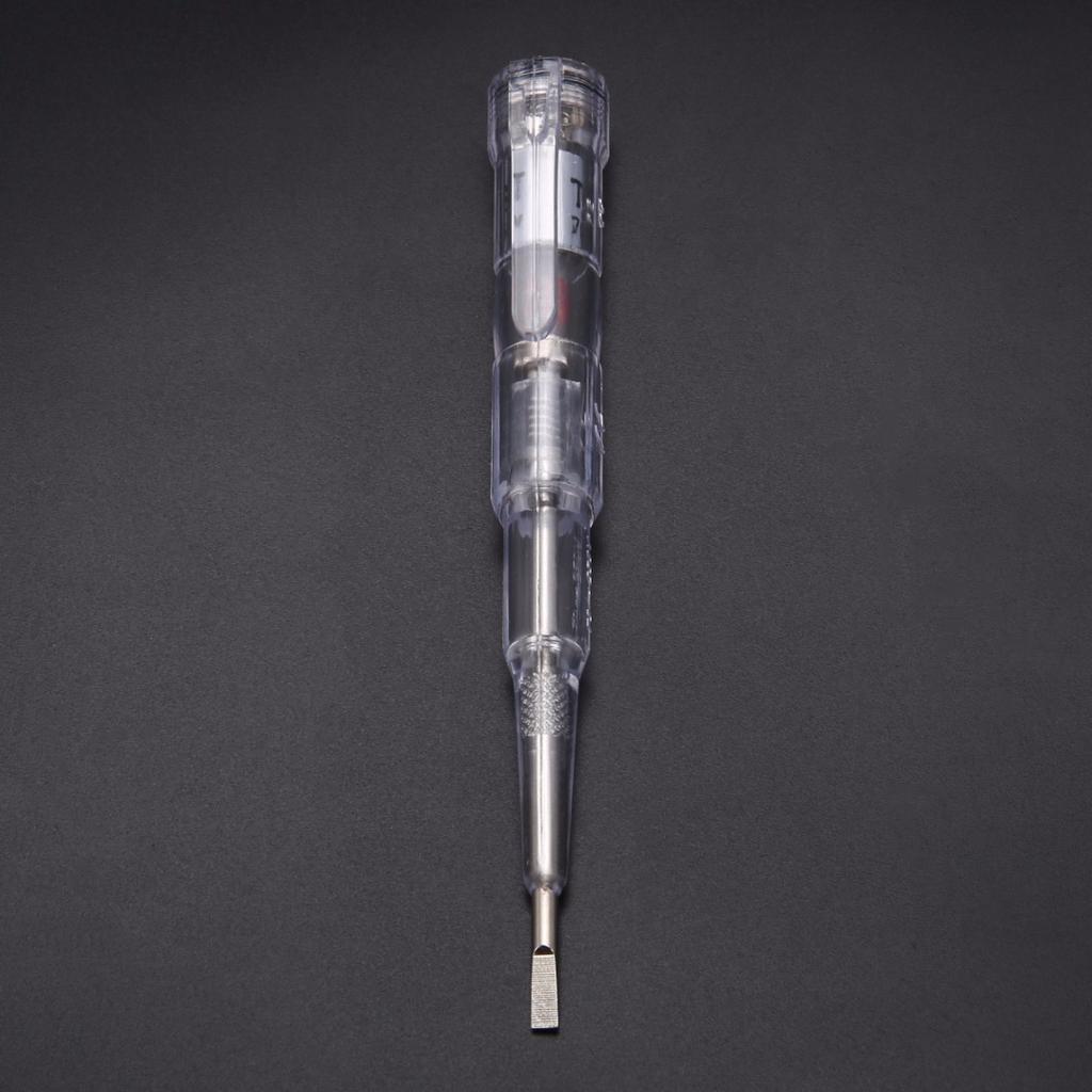 250V Induced Electric Tester Pen Screwdriver Probe Light Voltage Tester ...