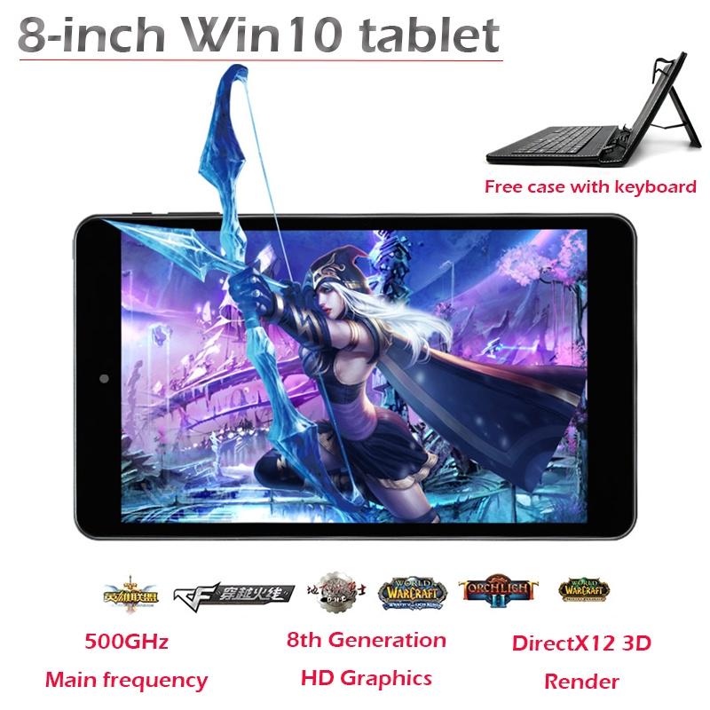 8.0 Inch Windows 10 Gaming Tablet PC 2GB RAM 32GB ROM Quad-Core WIFI ...